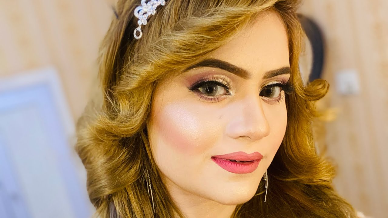 White dress makeup ||festive makeup||makeup in white maxi ||Birth day ...