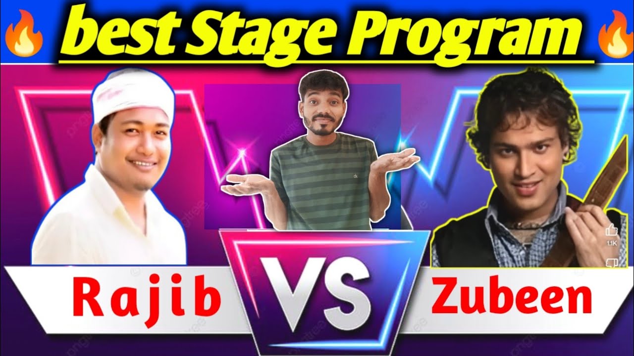 Stage Program Rajib Sadiya vs Zubeen Garg | Rajib Sadiya Song | Zubeen ...