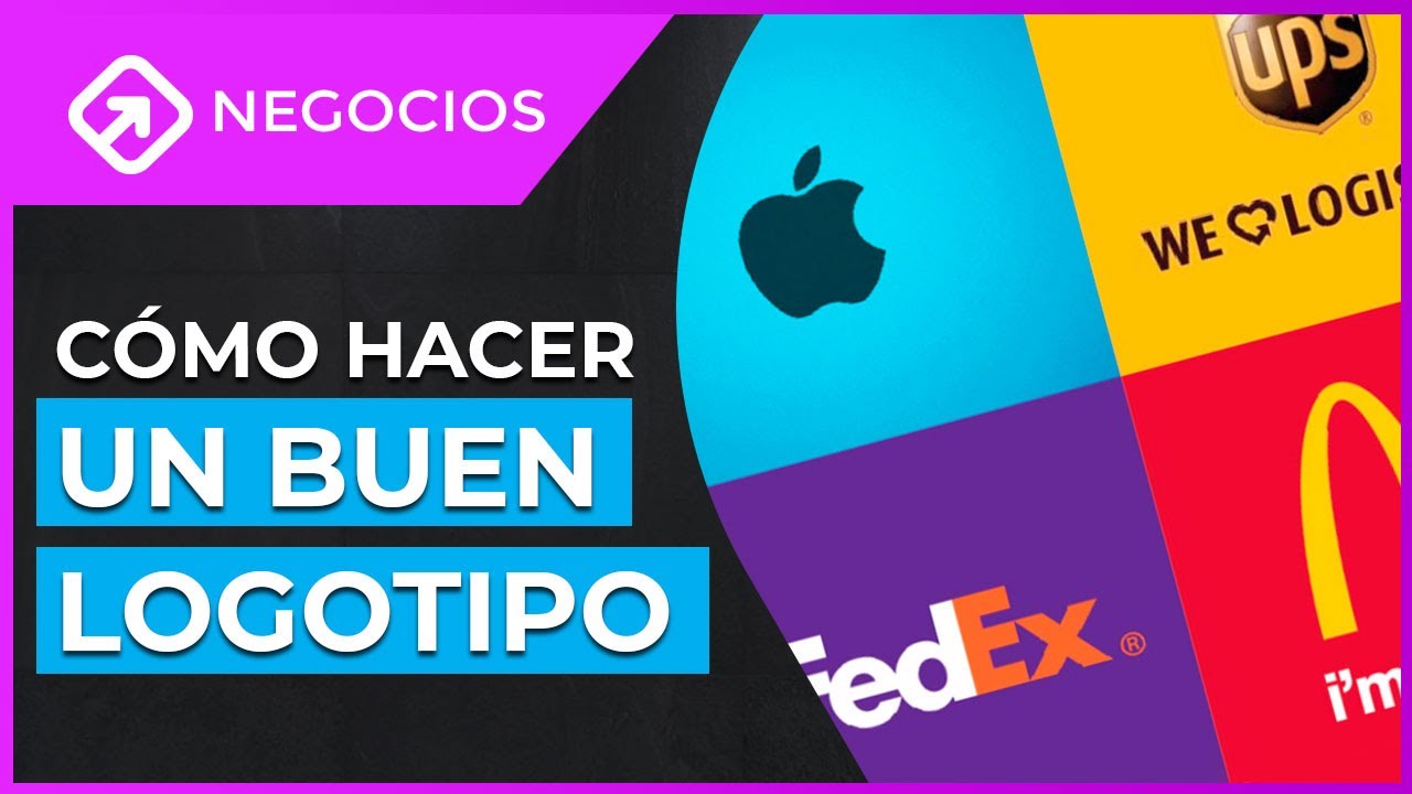 📊 Cómo hacer un BUEN LOGOTIPO | 3 Reglas BÁSICAS. - YouTube
