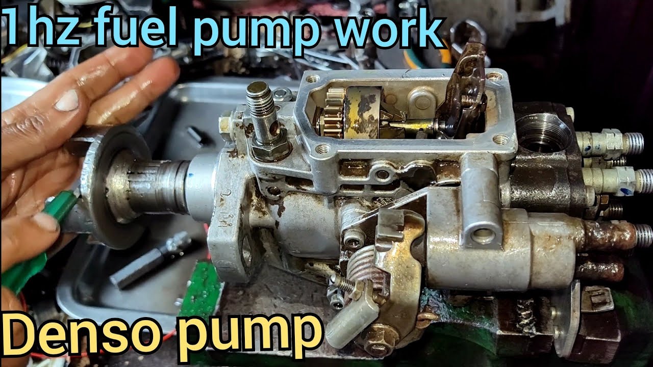 Toyota rkr fuel pump repair Toyota 1hz diesel pump repair - YouTube