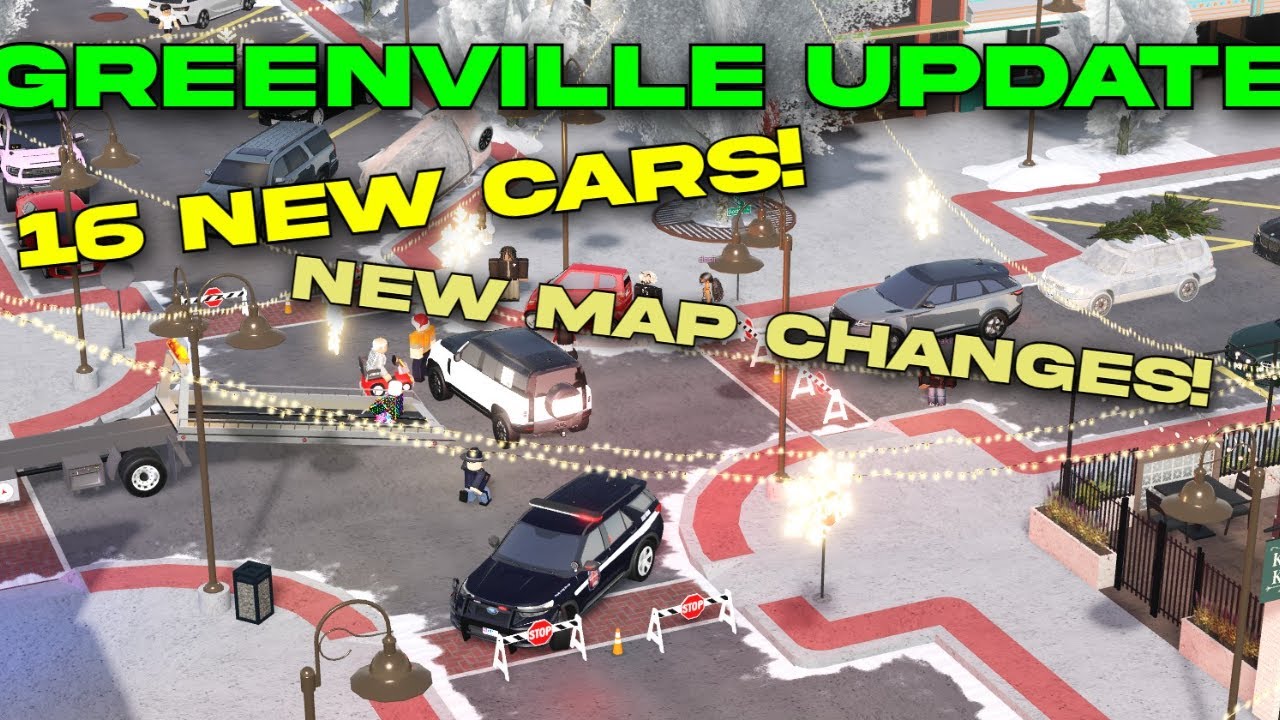 SHOWCASING ALL *NEW* CARS IN THE GREENVILLE WINTER UPDATE - YouTube