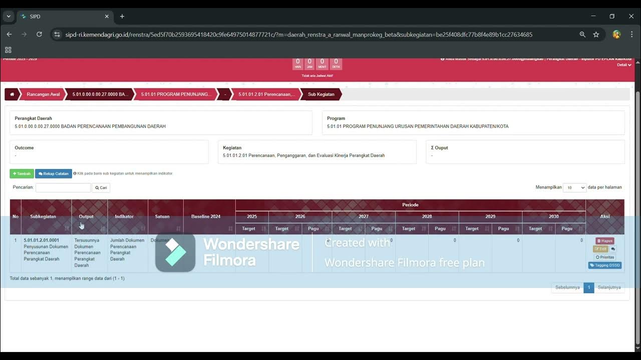 TUTORIAL INPUT RANWAL RENSTRA TAHUN 2025-2029 DI SIPD - YouTube