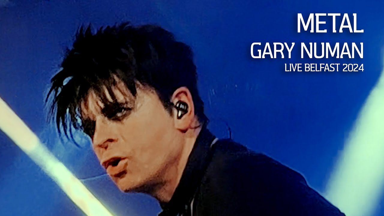 Gary Numan METAL (close-up view) live Belfast Limelight 2024 - YouTube