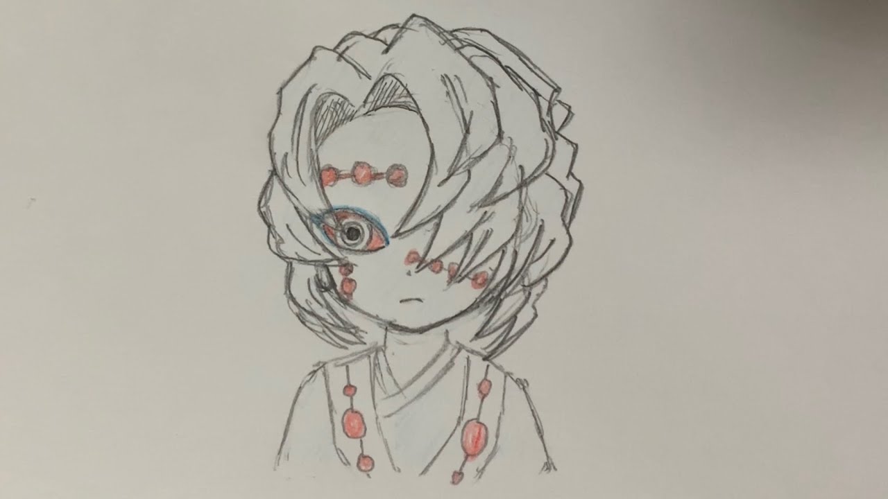 How to Draw Rui Easy | demon slayer tiktok - YouTube