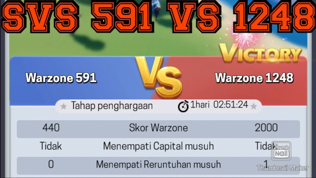 TOP WAR BATTLE GAME | SVS 591 VS 1248 - YouTube