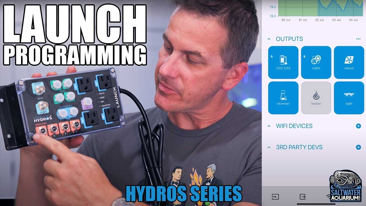Hydros LAUNCH - Programming to Cover 90% of Saltwater Aquarium Users! - Hydros Series - YouTube