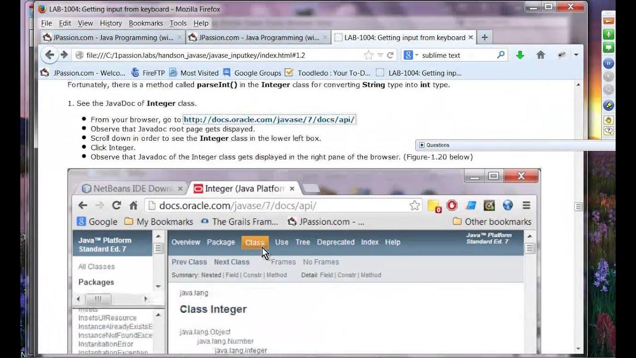 Java Programming: Input key (from JPassion.com) - YouTube