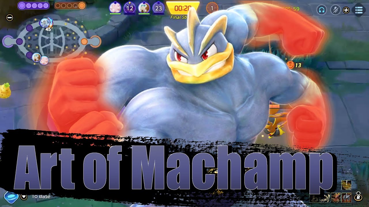 Pokémon Unite: THE ART OF MACHAMP - YouTube
