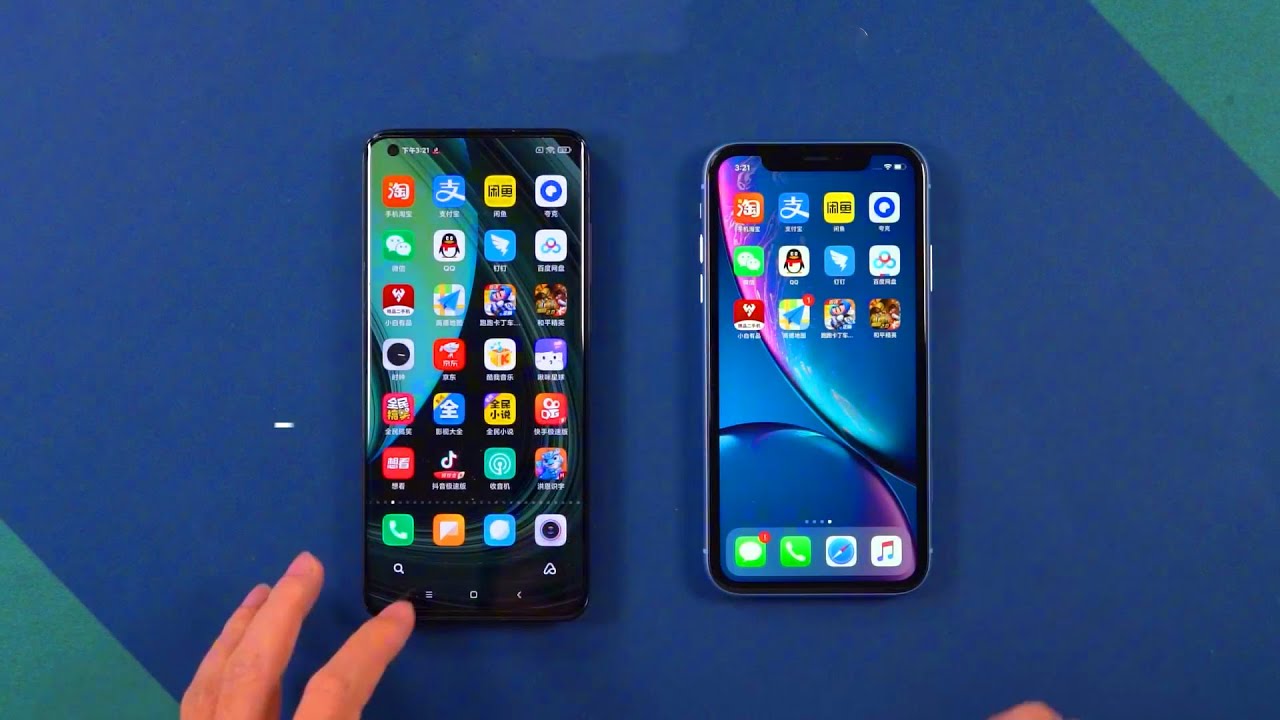 Xiaomi Mi 10 Ultra(1000 apps Installed) vs IPhone XR speed Test || Apps ...