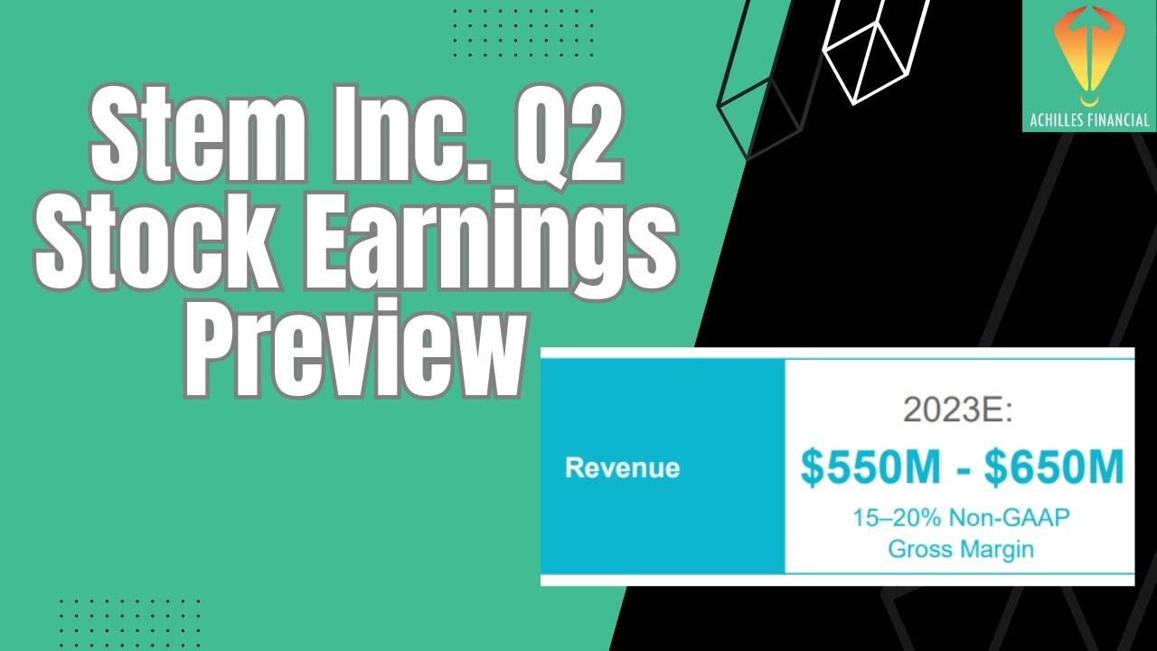 Stem Inc. Q2 Stock Earnings Preview - YouTube