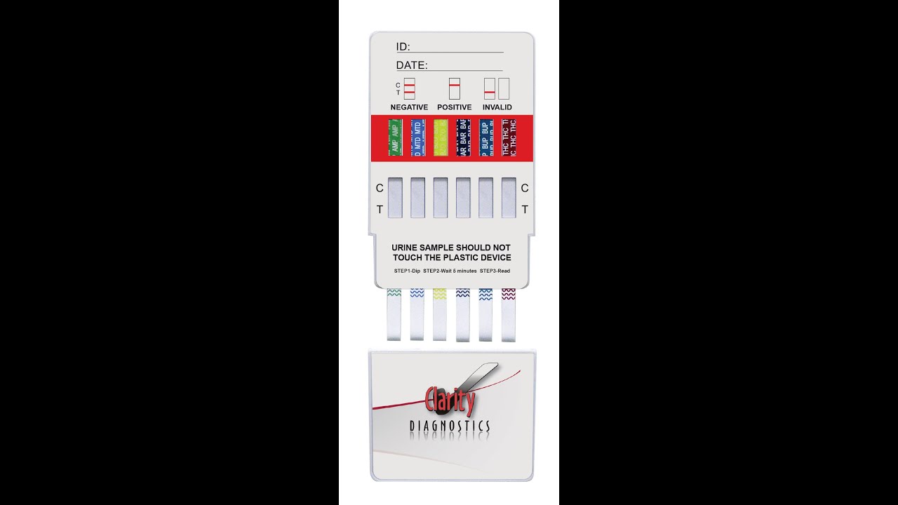 Clarity Diagnostics Drug Dip Tutorial - YouTube