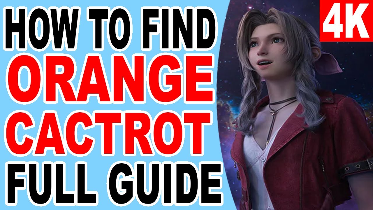 FF7 Rebirth How to Find Orange Cactrot Enemy No. 175 Monster Location ...