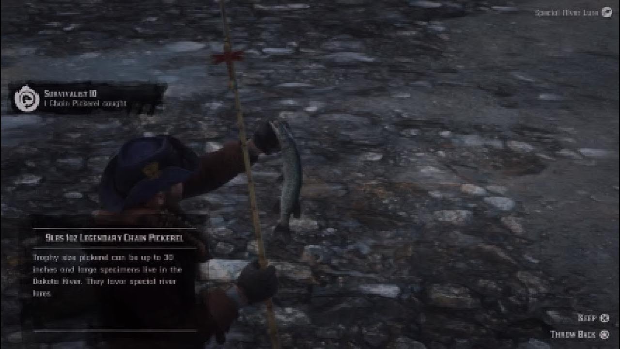 Red dead redemption 2- legendary chain pickerel - YouTube
