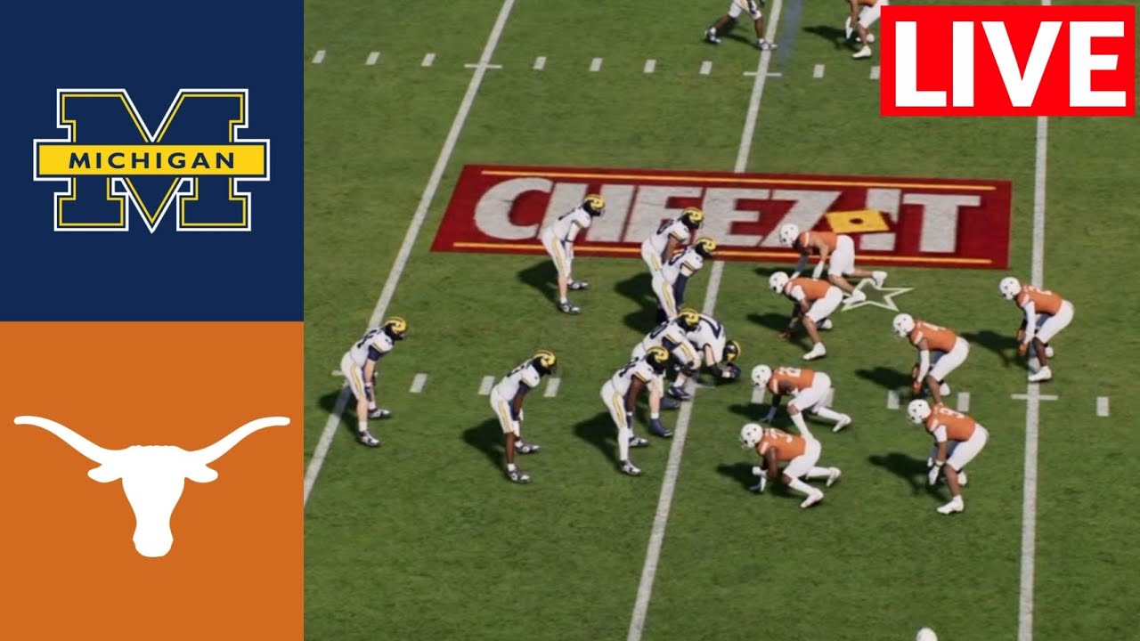🔴 LIVE: Michigan Wolverines vs Texas Longhorns | Dec 31st BOWLS | NCAAF ...