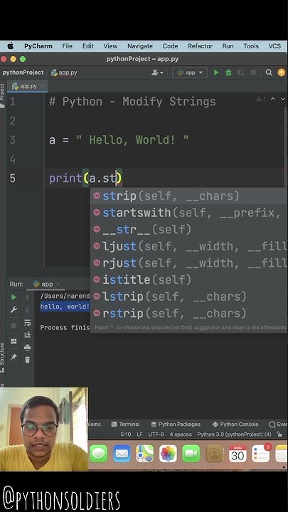 Modify Strings In Python Tutorials Shorts Tutorials Python Youtube