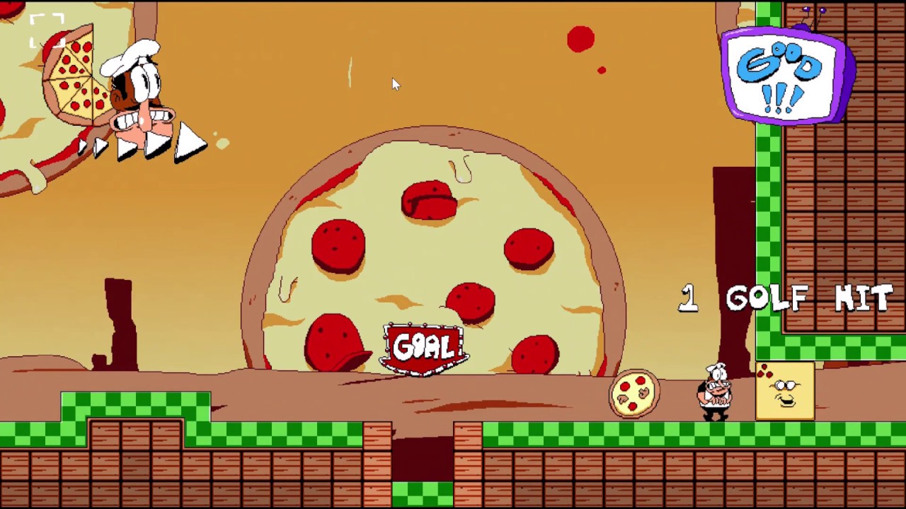 can you beat pizza tower GOLF without arrow keys? - YouTube