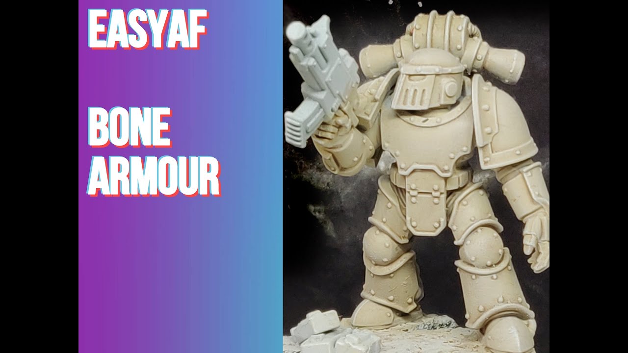 How to paint Deathwing (Easy AF Bone Armour) - YouTube