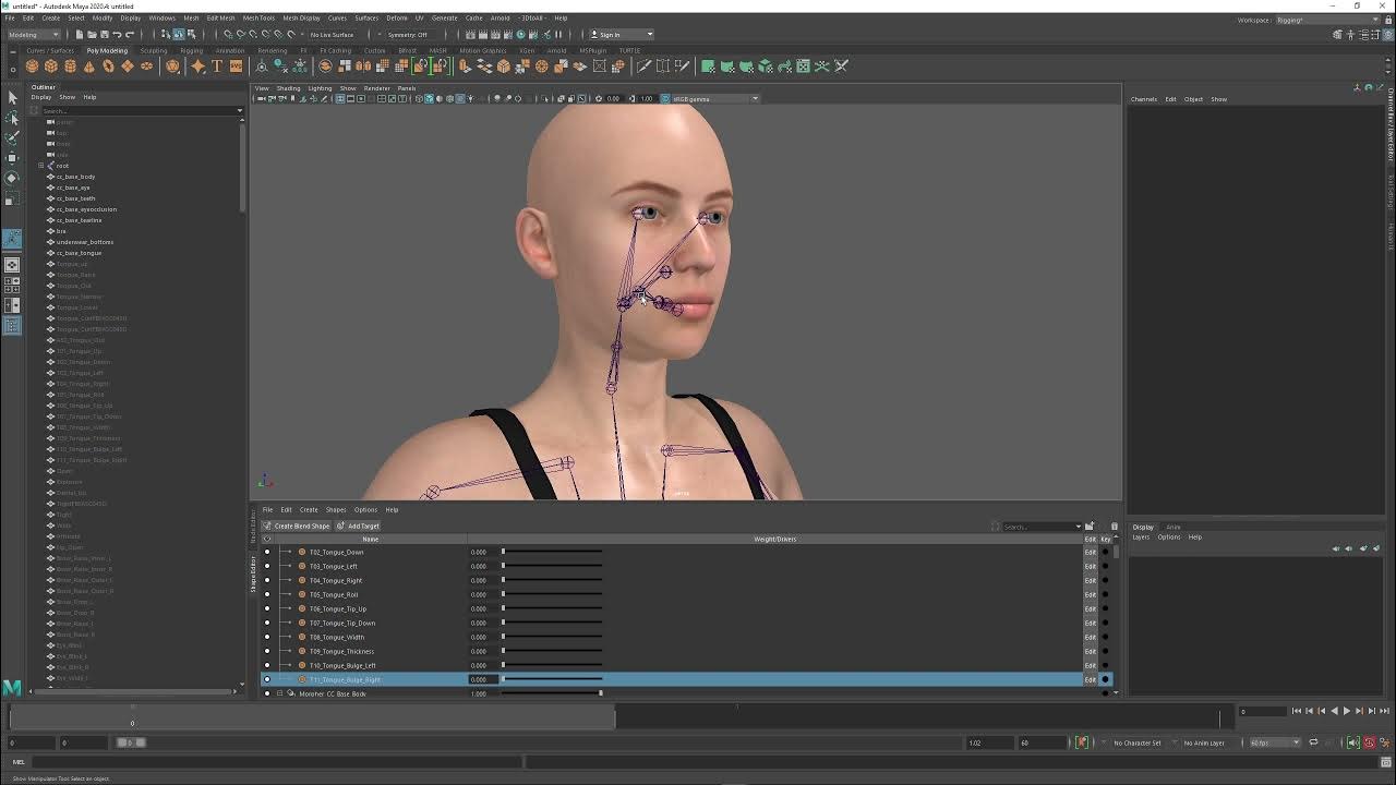 CC3 Character Subdivided With Maya For UE4/5 - YouTube