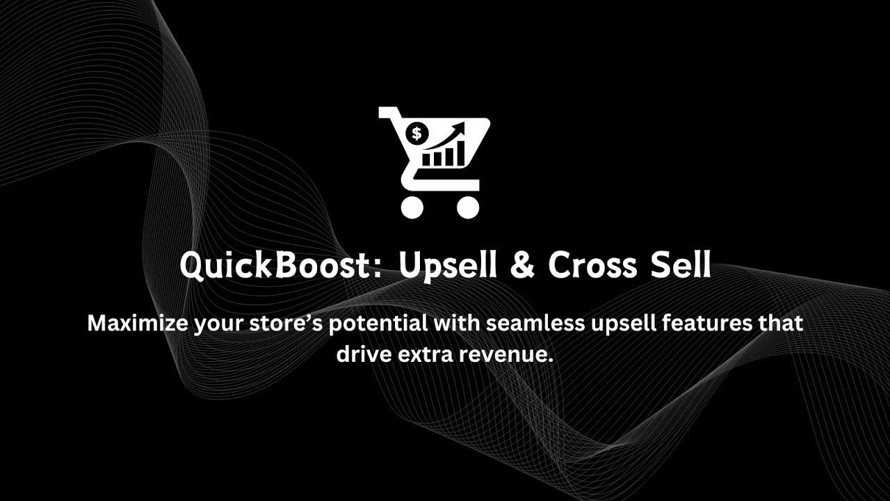 QuickBoost: Upsell & Cross Sell. Boost your AOV in just one click | Shopify App - YouTube