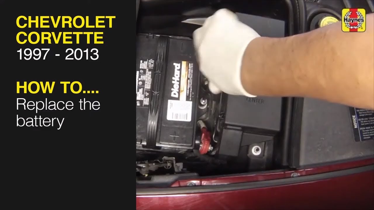 Chevrolet Corvette (1997 - 2013) - Replace the battery - YouTube