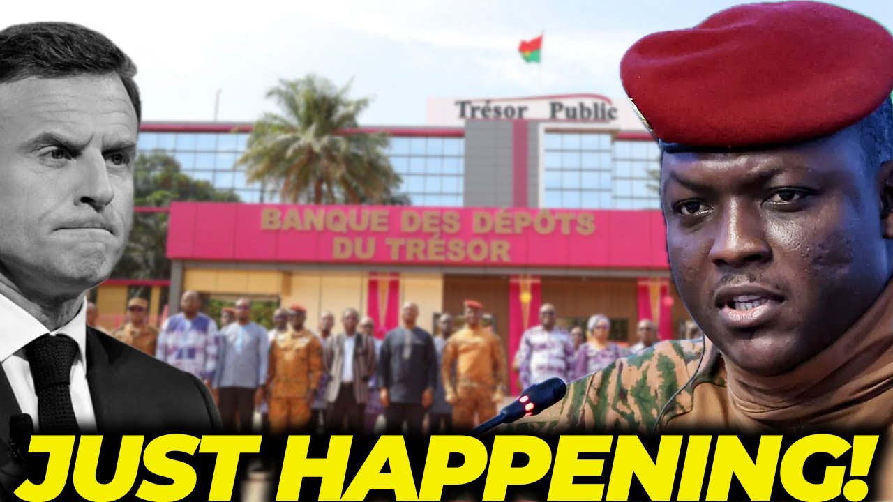 The West In PANICK As Ibrahim Traoré Opens Treasury Deposits Bank In ...