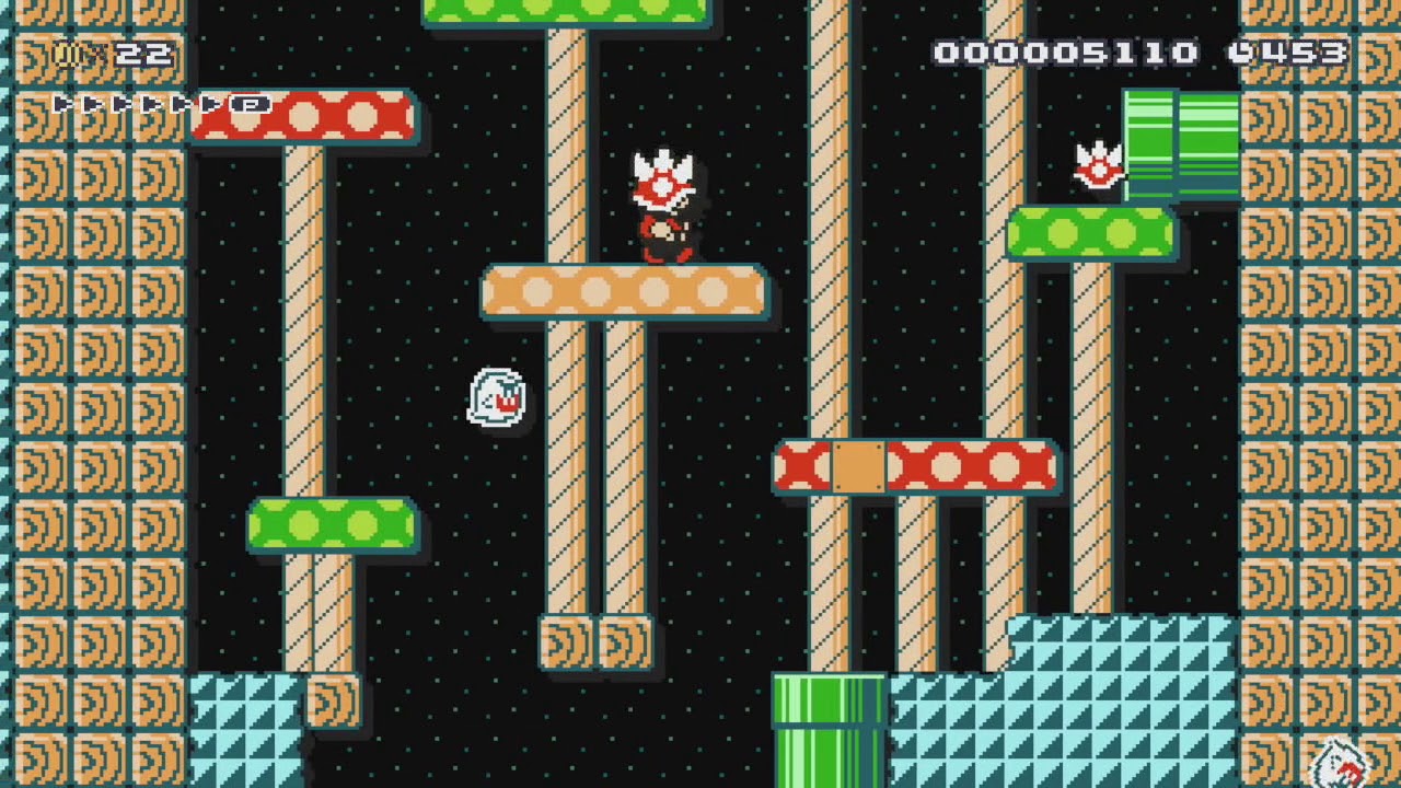 安全帽 Hard hat Stage2 by レクク - Super Mario Maker - No Commentary 1bl ...