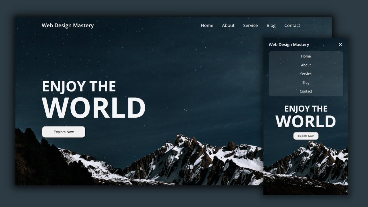 How To Create A Responsive Navbar With Html Css Step By Step Tutorial 4980