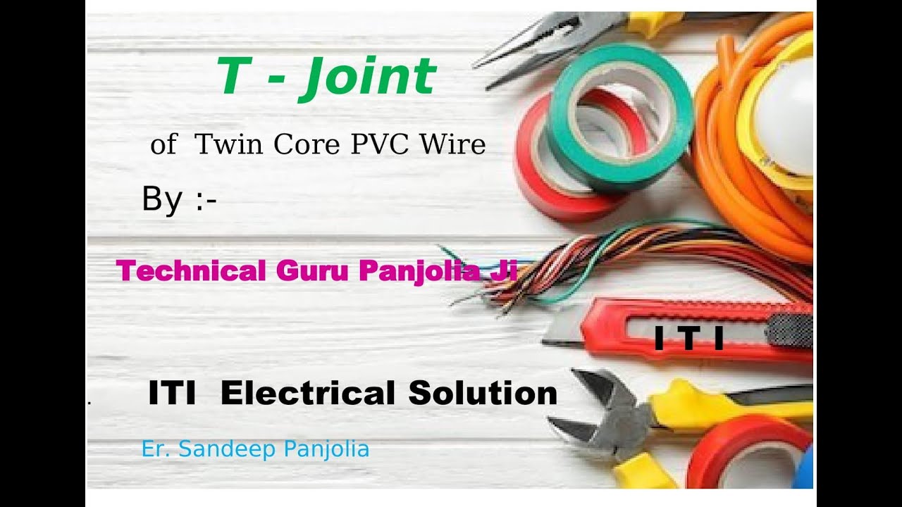 T joint of twin core wire #ITI Electrician #iti #ITI - YouTube