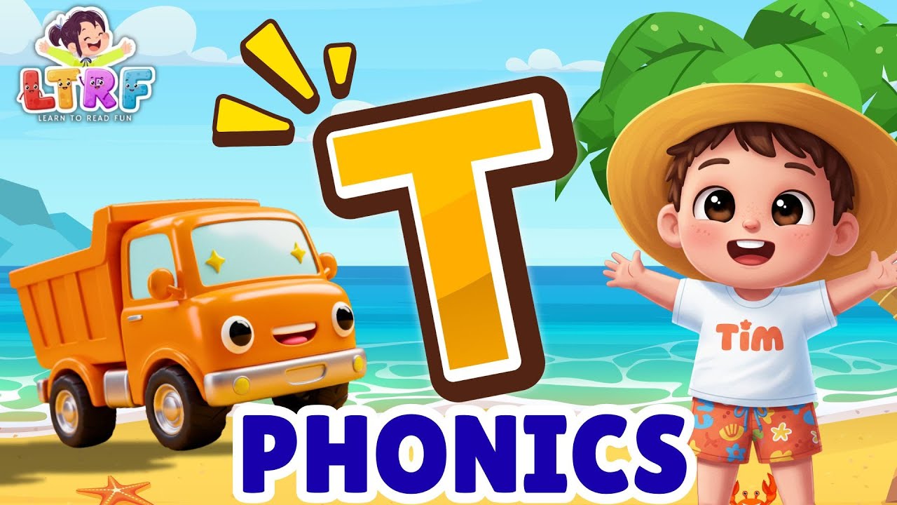 Learn the Letter T Sound | Fun Phonics for Kids | SATPIN Group Learning ...