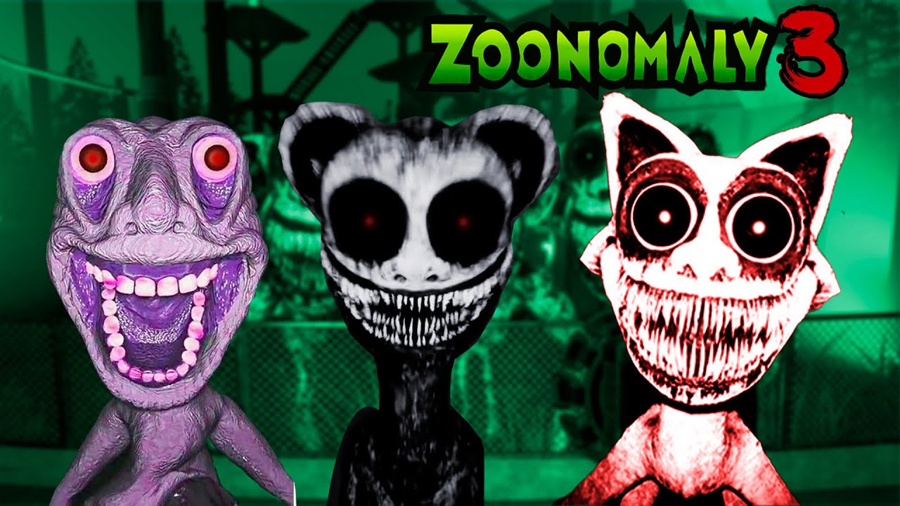 Zoonomaly horror game 3: My new monster friend at the zoo - YouTube