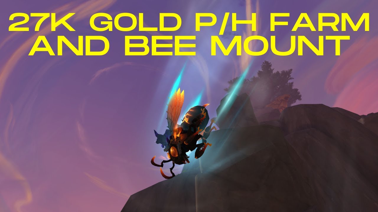 27k Per hour with this bee farm and get bee mount - YouTube
