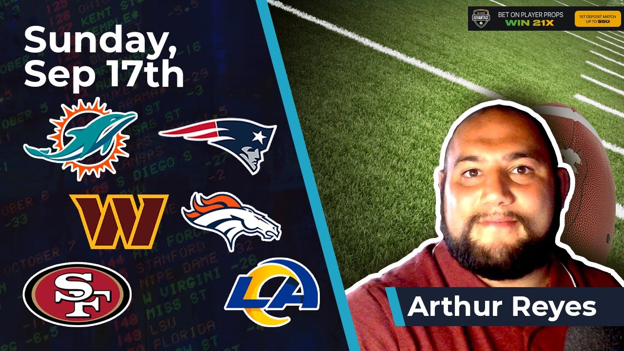 NFL 3-Team Parlay, 9/17/2023: NFL Free Betting Pick From Arthur Reyes ...