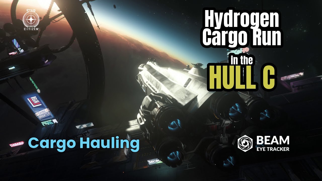 Hull C - Hydrogen Cargo run in Star Citizen - YouTube
