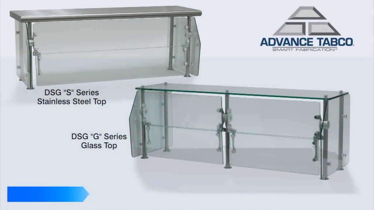 Advance Tabco Multi-Use Food Shields - YouTube
