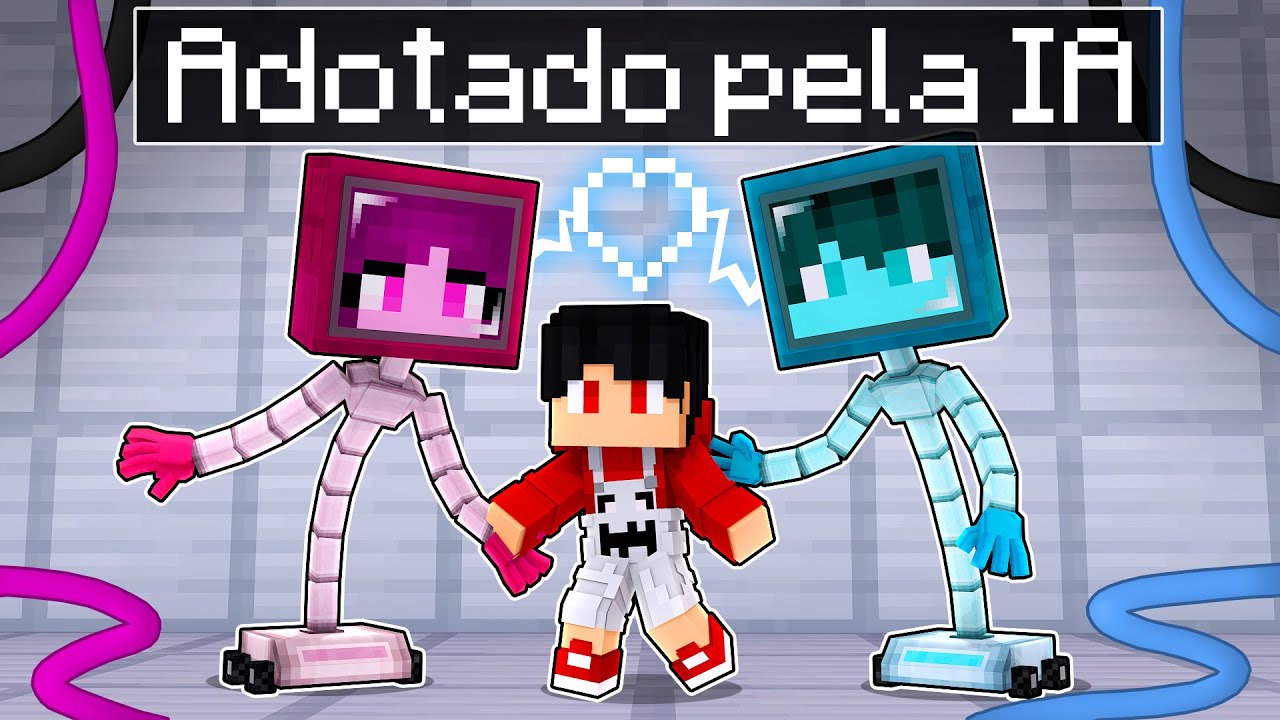 Adotado pela INTELIGÊNCIA ARTIFICIAL no Minecraft - YouTube