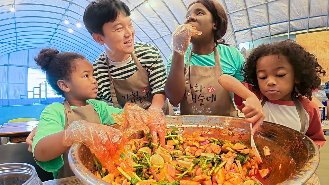 International Family Makes Kimchi in Korea.. *And Life Update* - YouTube