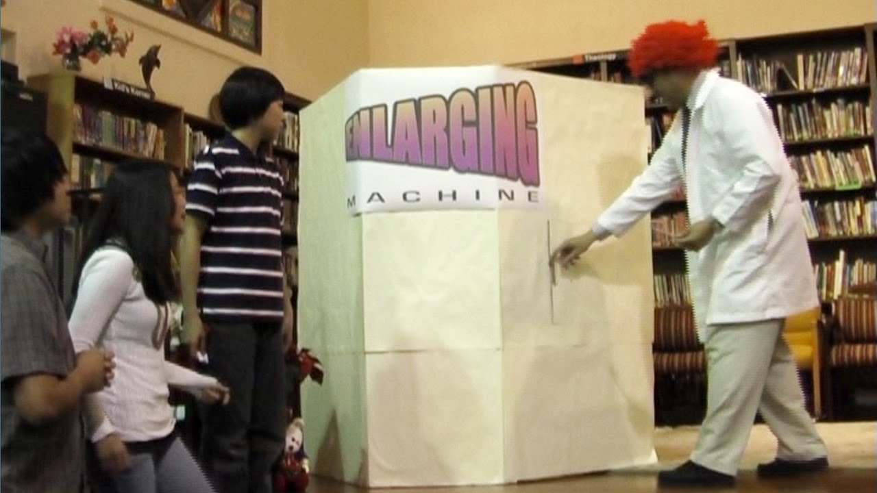 The Fantastically Incredible Enlarging Machine - YouTube