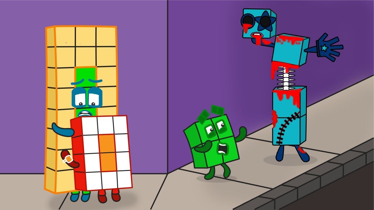 Horrifying Zombie! Numberblocks 12 24 Face Their BIGGEST FEAR ...