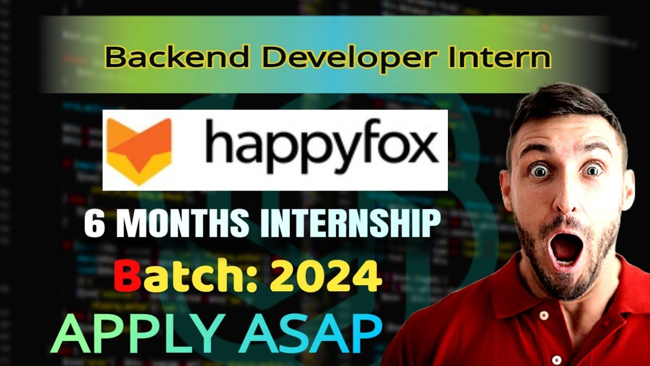 HappyFox Hiring ! Backend Developer Intern | 📢📢 | Chennai | Batch: 2024 📚📔 #backend #interview # ...