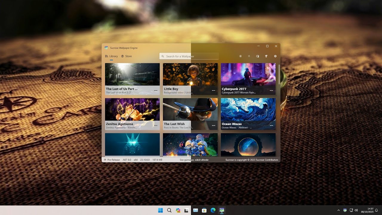 Sucrose Wallpaper Engine - Pre-Release Overview 3 - YouTube