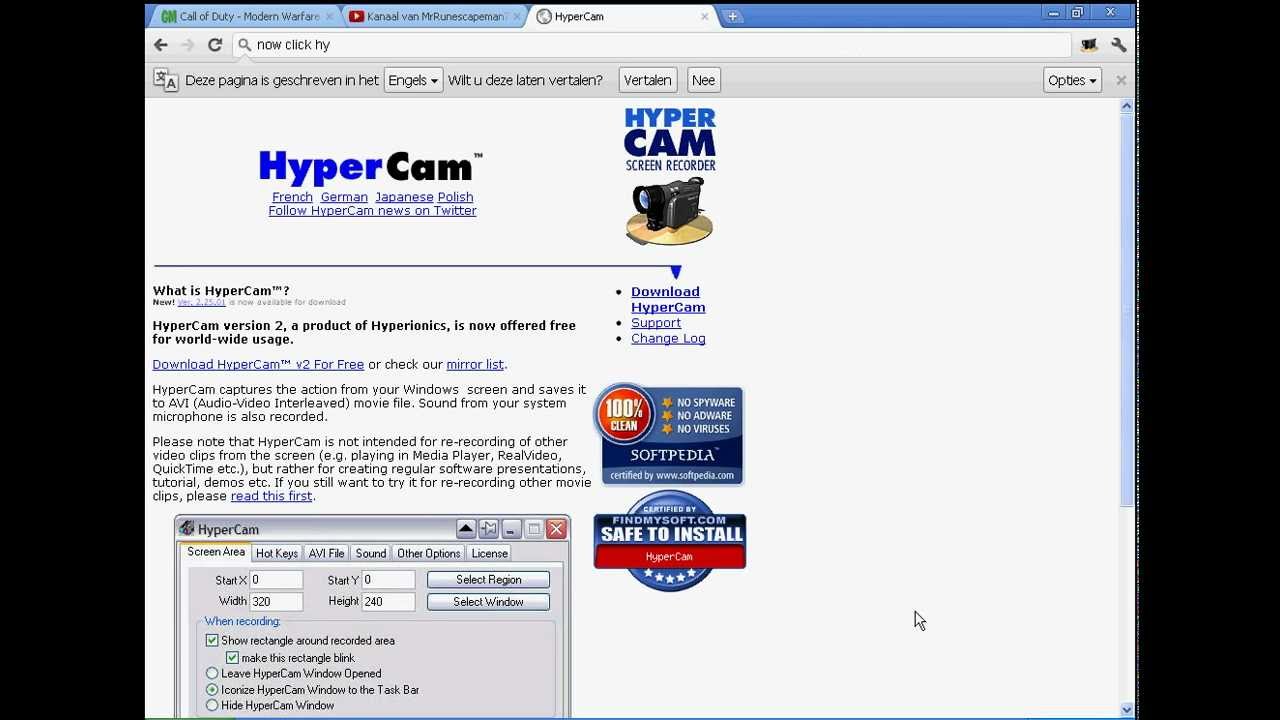 How to download Hypercam 2 - YouTube