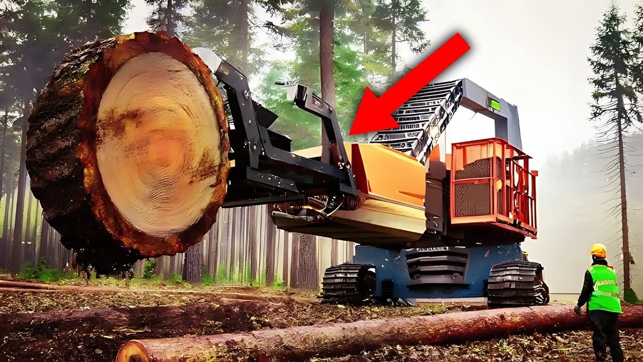 280 Fastest Automatic Firewood Processing Machine | Homemade Modern ...