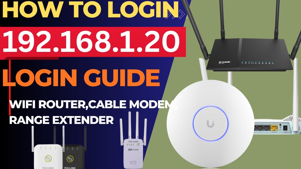 192.168.1.20 Login WIFI router, Modem , Access Point default admin ...