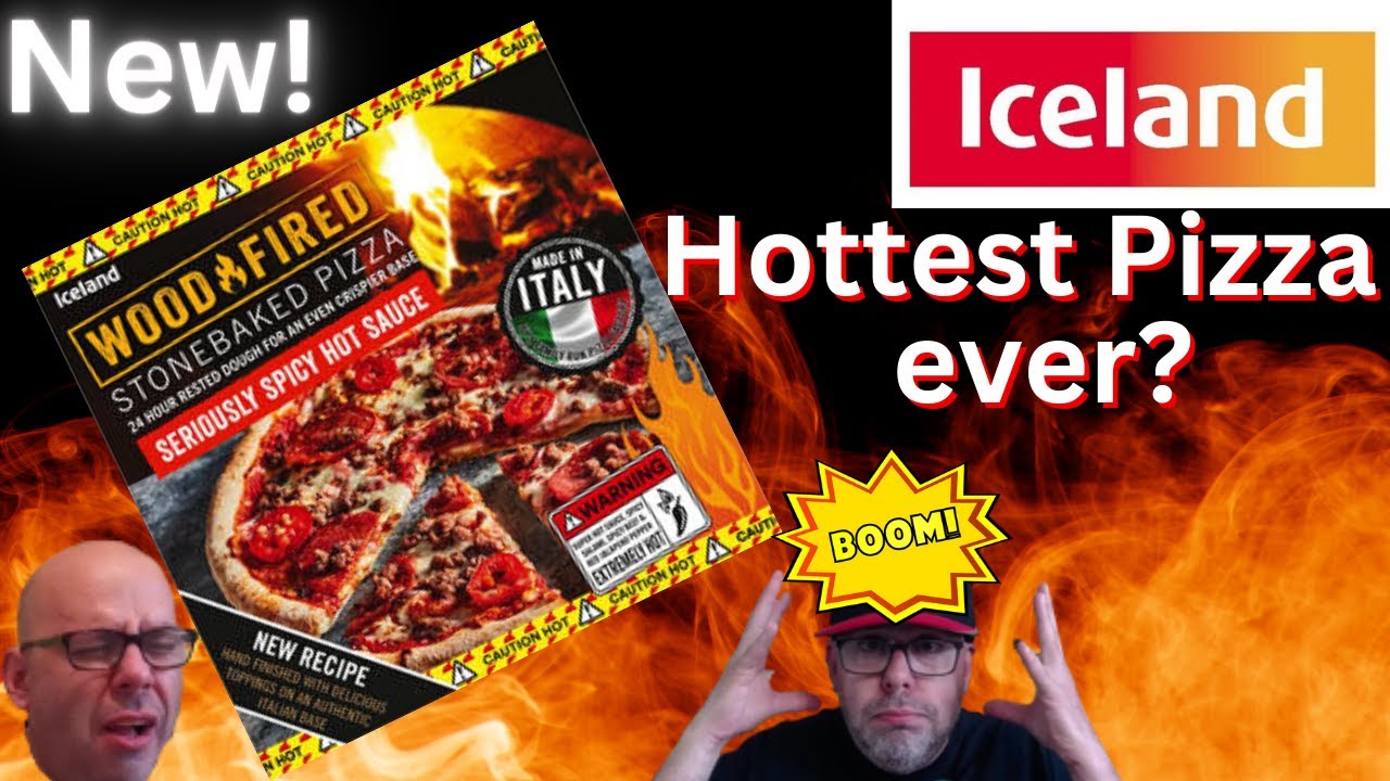 Iceland | Extremely Hot | Seriously Spicy Hot Sauce Pizza | Review ...