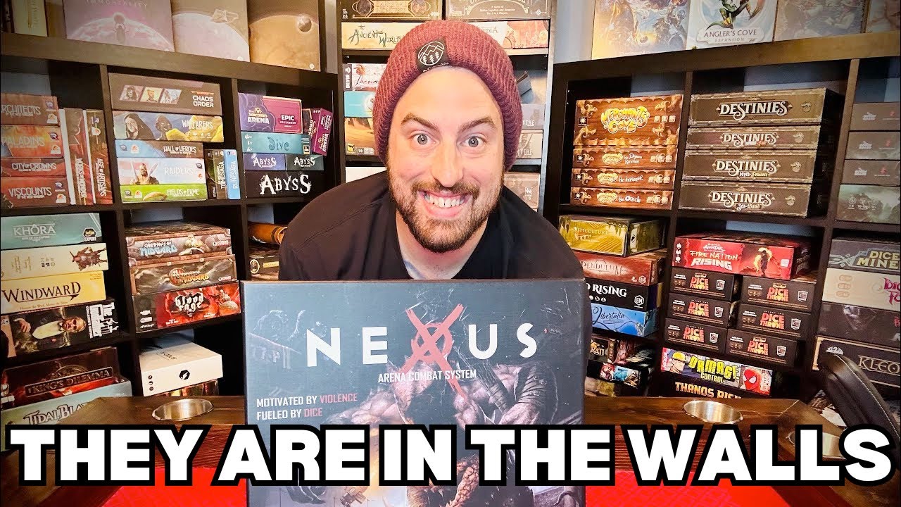 Nexus Board Game Review - First Impression - Unboxing - Gamefound - D ...
