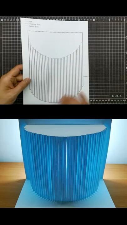 Make Pop Up Card｜Kirigami Art｜Cylinder｜Hobby Knife #Shorts - YouTube