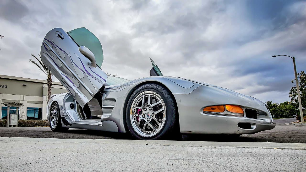 John’s Super Charged Chevy Corvette C5 showing off lambo doors ...