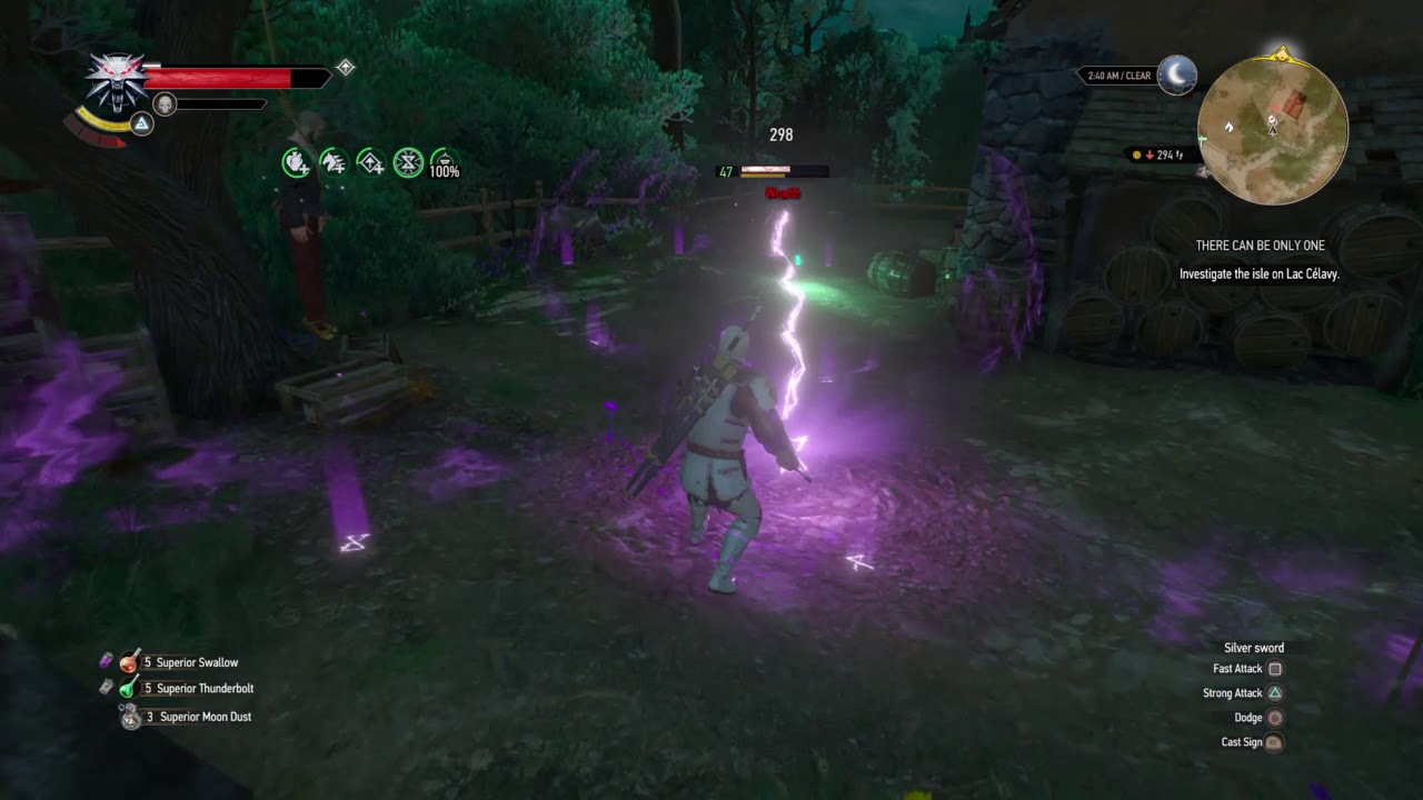 Lvl 47 Wraith vs Grandmaster Griffin Armor (Yrden Build) - Witcher 3 ...