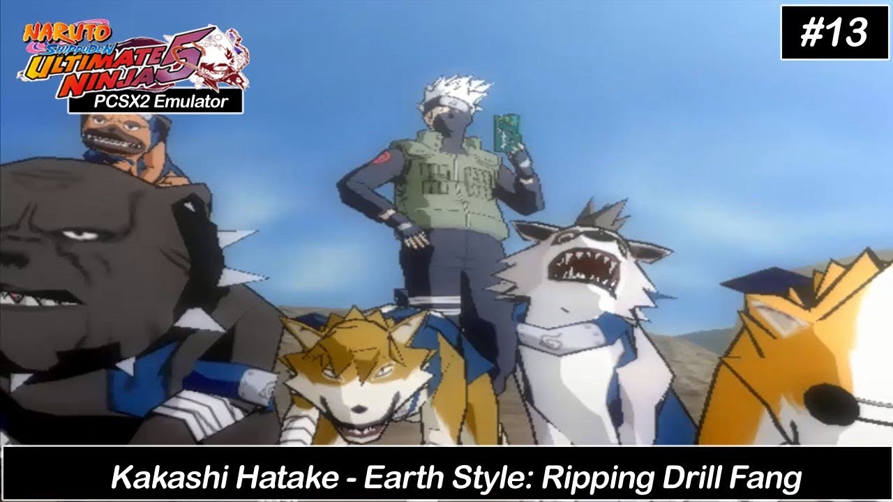 Kakashi Hatake Ultimate Jutsu - Earth Style: Rippinng Drill Fang - YouTube