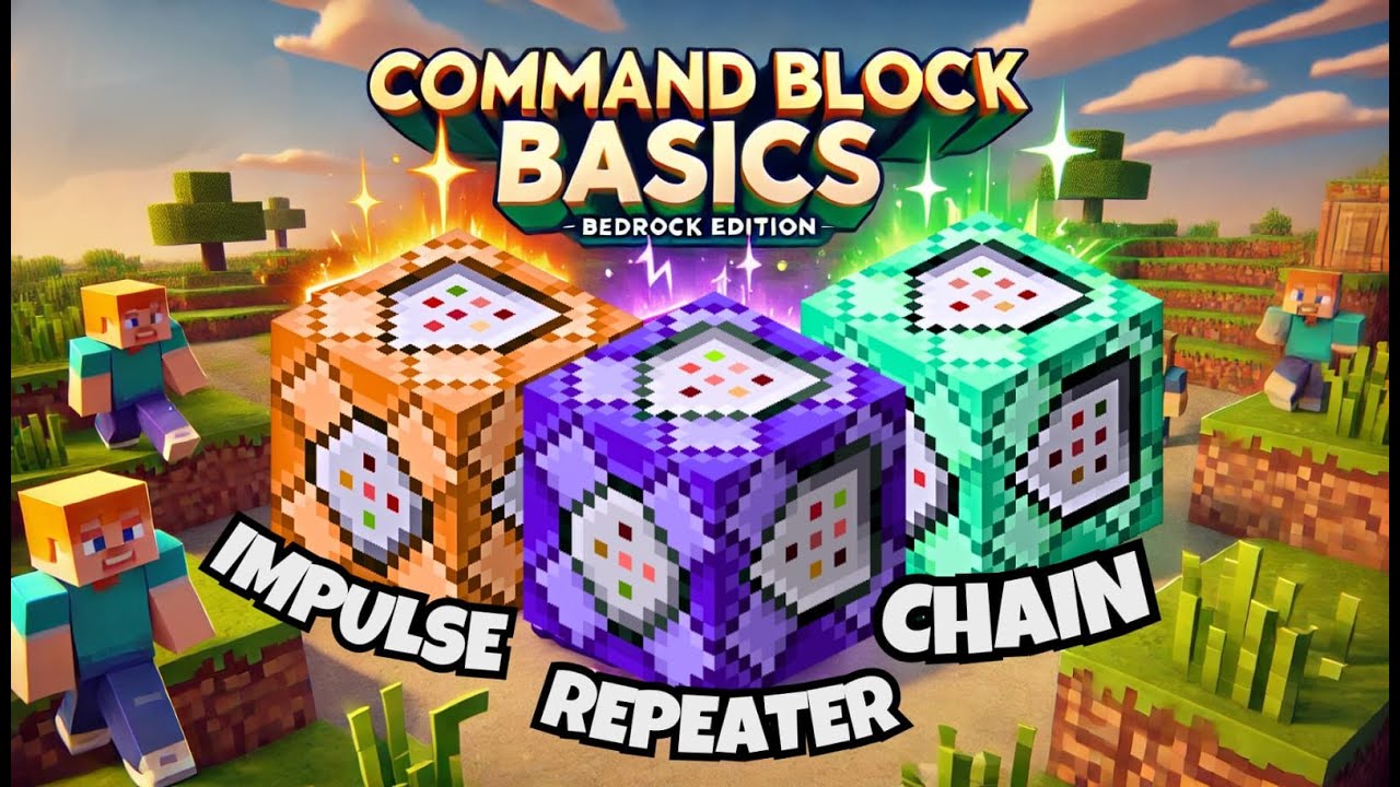 Minecraft Command Blocks for Beginners | Master the Basics in Bedrock! PART 2 - YouTube